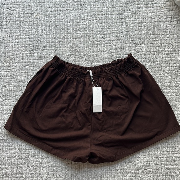 Saski Collection | Shorts | Saski Chocolate Oversized Lounge Shorts ...
